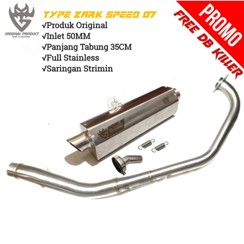 Jual Knalpot Racing Cbr150 R15 CB150 Vixion MX King Original GM Typr ...