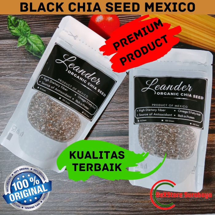 Jual CHIA SEED ORGANIC Mexico Grade A 1 KG Chiaseed Original 1 kilogram ...