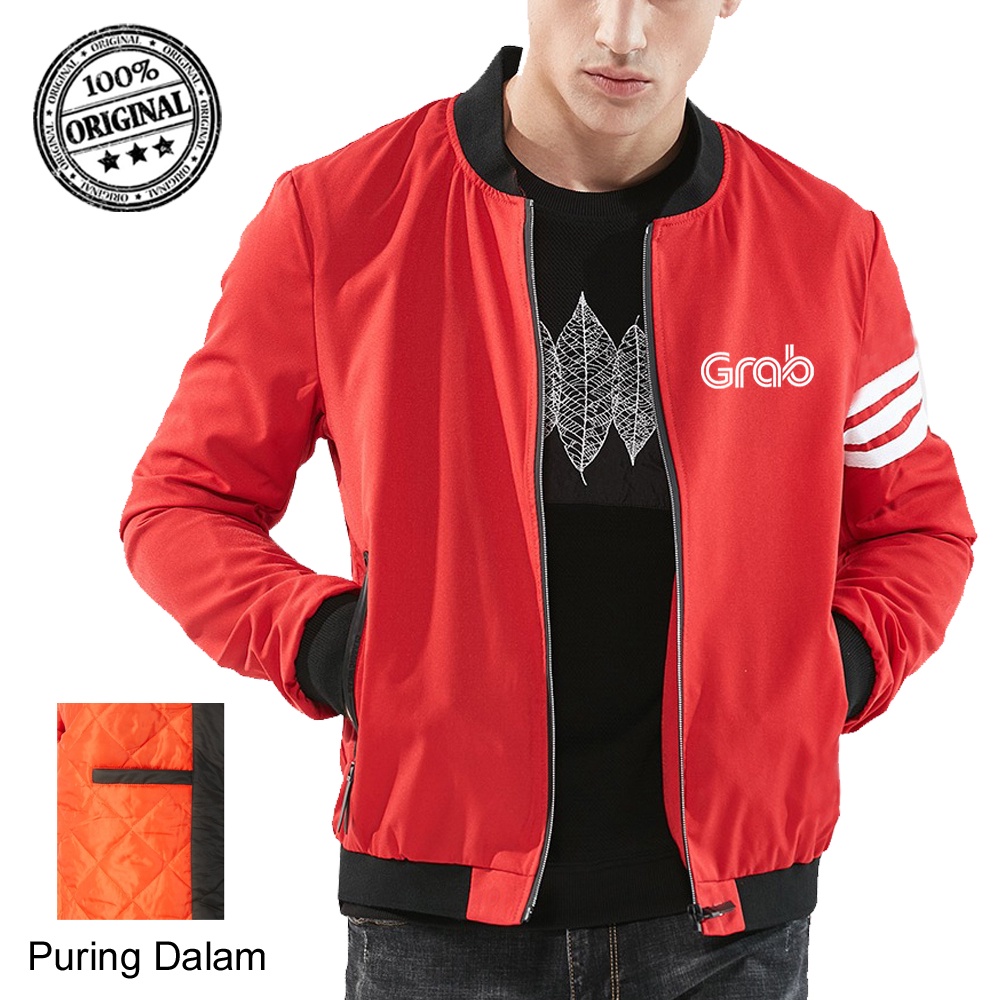 Jual Promo!!/Jakey Ojol Grab/Jaket Pria/Jaket Motor/Jakey Grab/Jaket ...