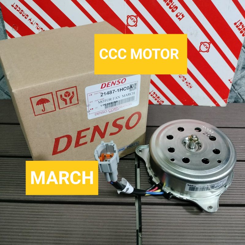 Jual MOTOR FAN ASSY NISSAN MARCH DENSO MARCH DENSO BEST QUALITY ...