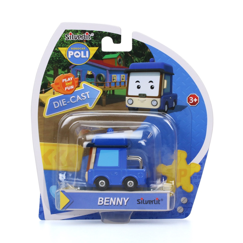 Jual Silverlit Robocarpoli Diecast Benny 83254 Mainan Robocar Poli ...