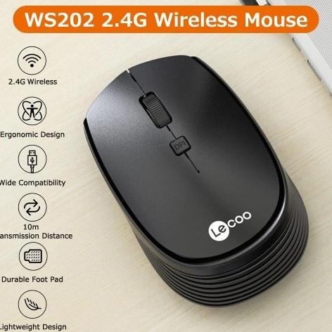 Jual Mouse LECOO Office Wireless WS202 - Wireless Optical Mouse ...
