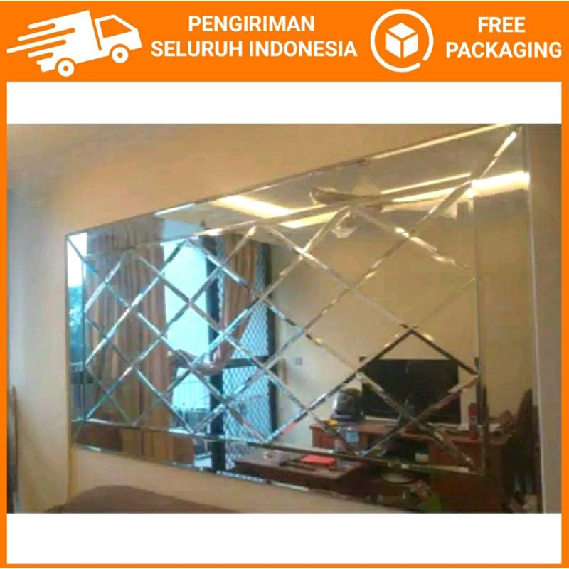 Jual CERMIN BEVEL DINDING AESTHETIC MURAH FULL BODY / KACA CERMIN ...