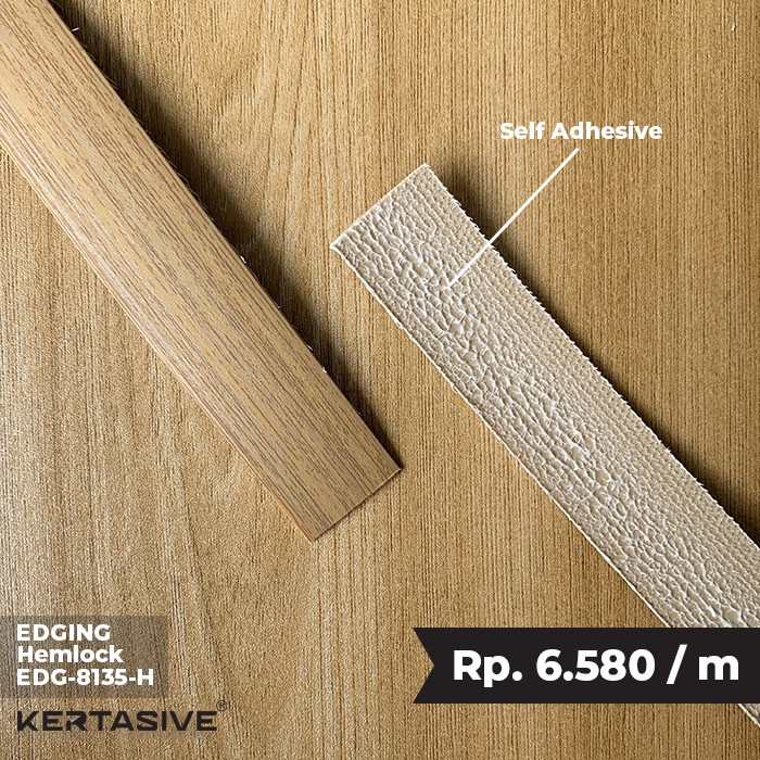 Jual HEMLOCK X 10 METER - PVC INTERIOR EDGING KERTASIVE | Shopee Indonesia