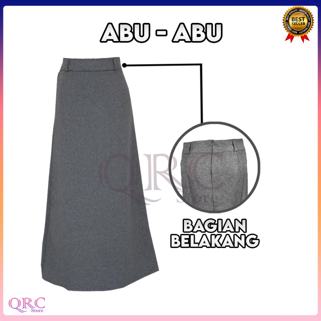 Jual Rok Line A wanita Rok A Kerja cewek Rok A Kantor perempuan, Bahan ...