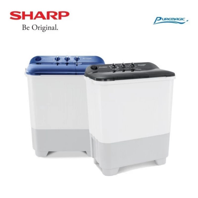 Jual Mesin Cuci Sharp ES-T65MW 6kg | Shopee Indonesia