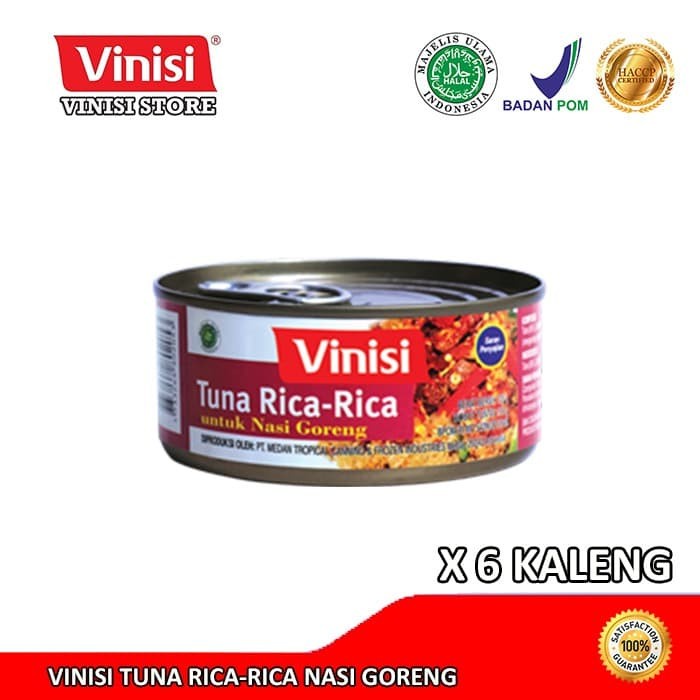 Jual Ikan Kaleng Paket 6 Kaleng Vinisi Tuna Rica-Rica Nasi Goreng 120 ...
