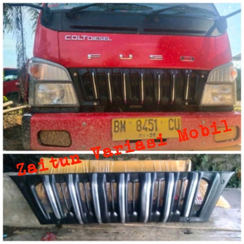 Jual Front Grille / Grill depan canter turbo 110 125 PS (NON HDL) model ...