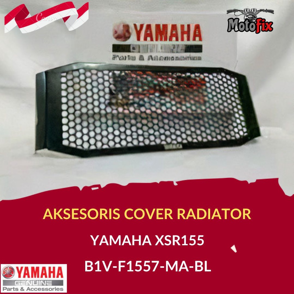 Jual AKSESORIS XSR155 COVER RADIATOR ORIGINAL YAMAHA / COVER RADIATOR STAINLEESS BLACK B1V-F1557 ...