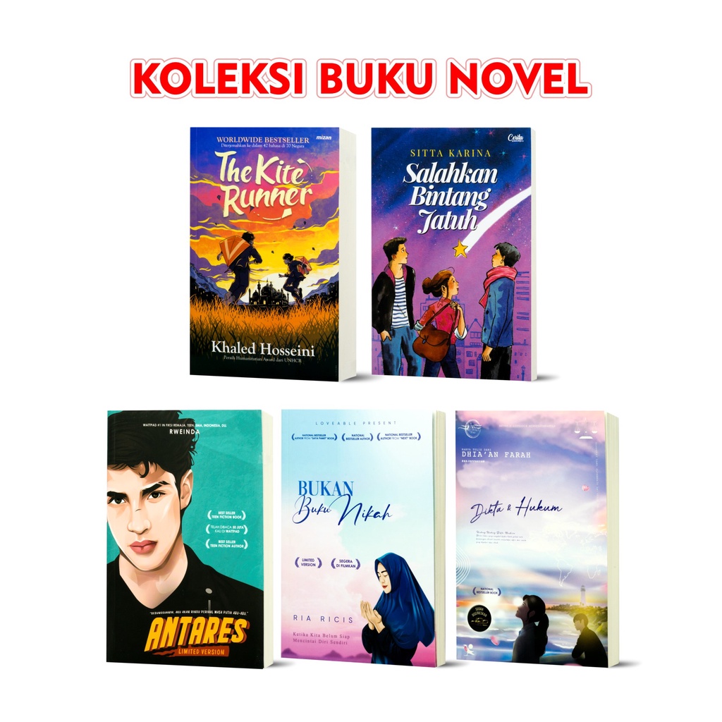 Jual Buku Novel Ria Ricis Bukan Buku Nikah Rweinda Antares Dhian Farah ...