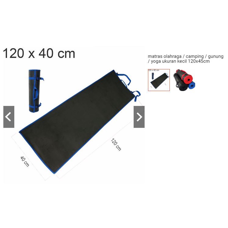 Jual MATRAS WORKOUT MATRAS YOGA OLAHRAGA DI RUMAH UKURAN 120X40 CM ...