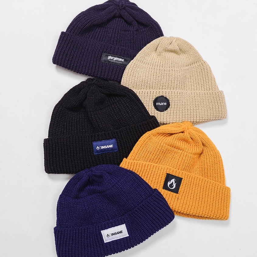 Jual INSANELTD Kupluk Pria Wanita Original | Short Beanie Hat | Kupluk ...