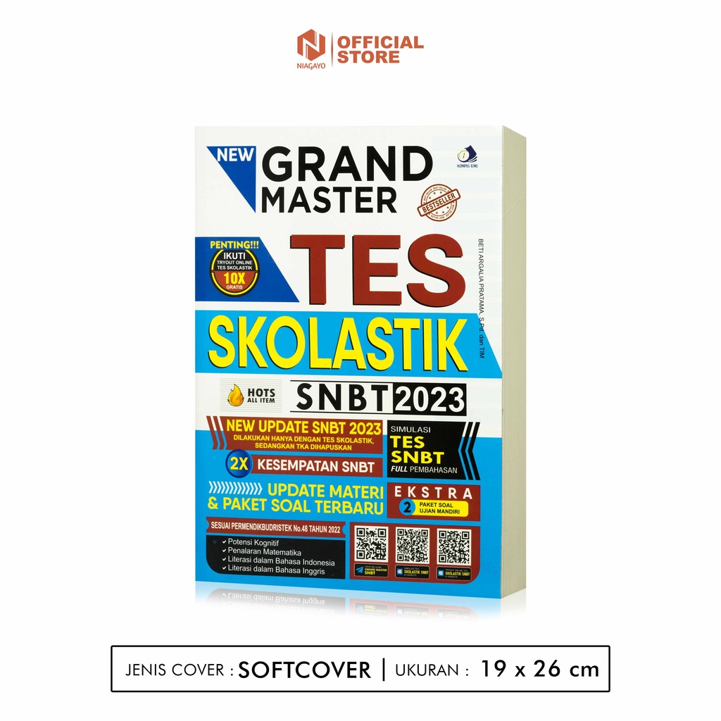 Jual Buku Tes Masuk Ptn Grand Master Tes Skolastik Snbt 2023 New