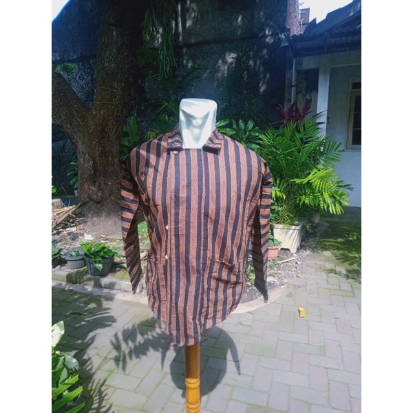 Jual Baju Adat Jawa Surjan Lurik Dewasa | Shopee Indonesia