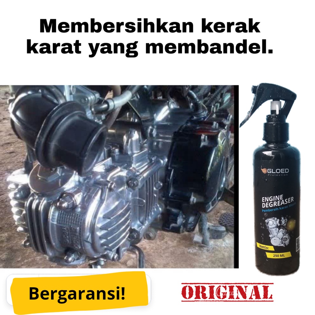 Jual Pembersih kerak karat mesin motor dan mobil Engine Degreaser by - gloed | Shopee Indonesia