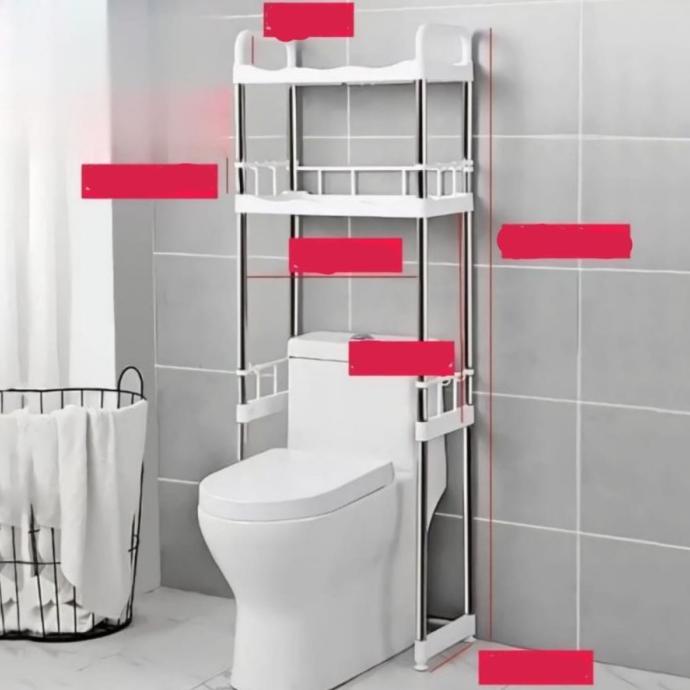 Jual Rak Toilet Rangka Tanpa Laci Stainless Lengkap Dengan Gantungan ...