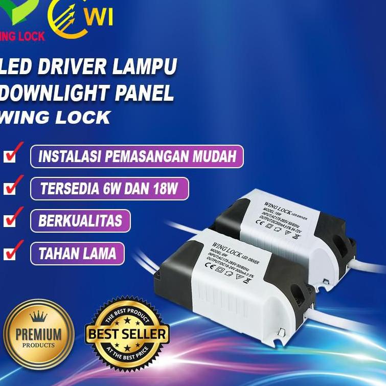 Jual CODEX3j3I--Travo Panel/Ballast LED Driver 18 Watt Wing Lock ...
