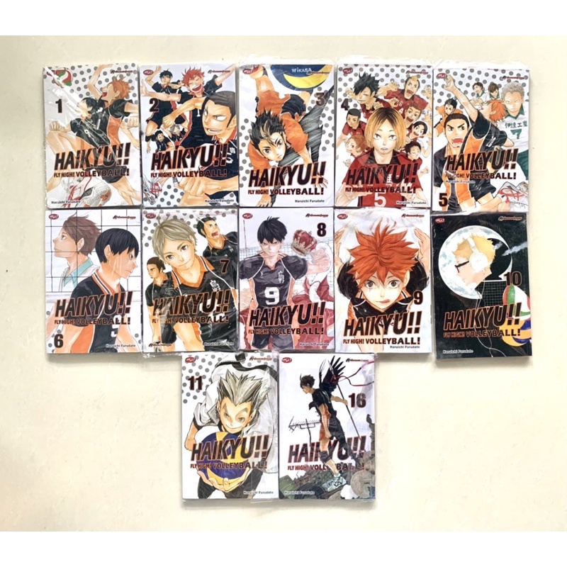 Jual Komik Haikyu!! Haikyu Set 1,2,3,4,5,6,7,8,9,10,11,16 | Shopee ...