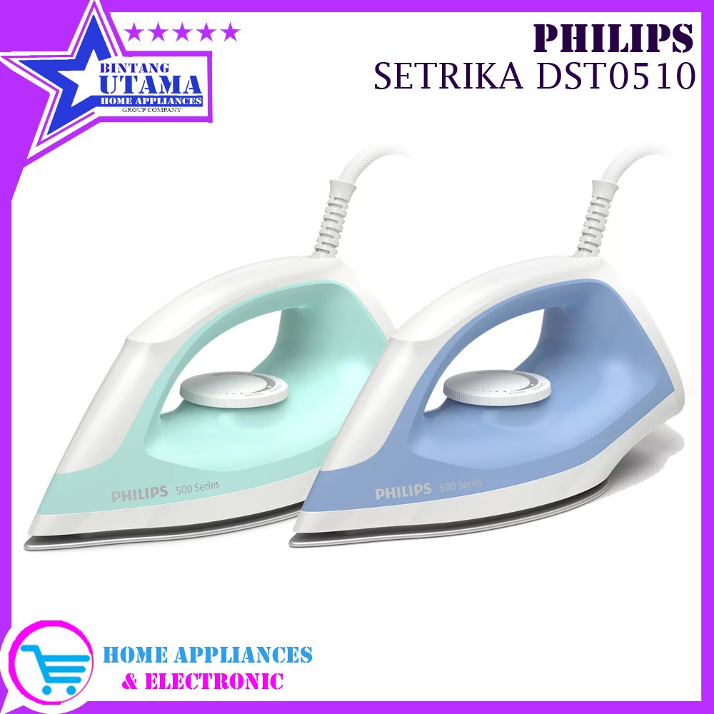 Jual (COD) Setrika Philips DST0510 / DST-0510 / DST 0510 Diva Garansi ...