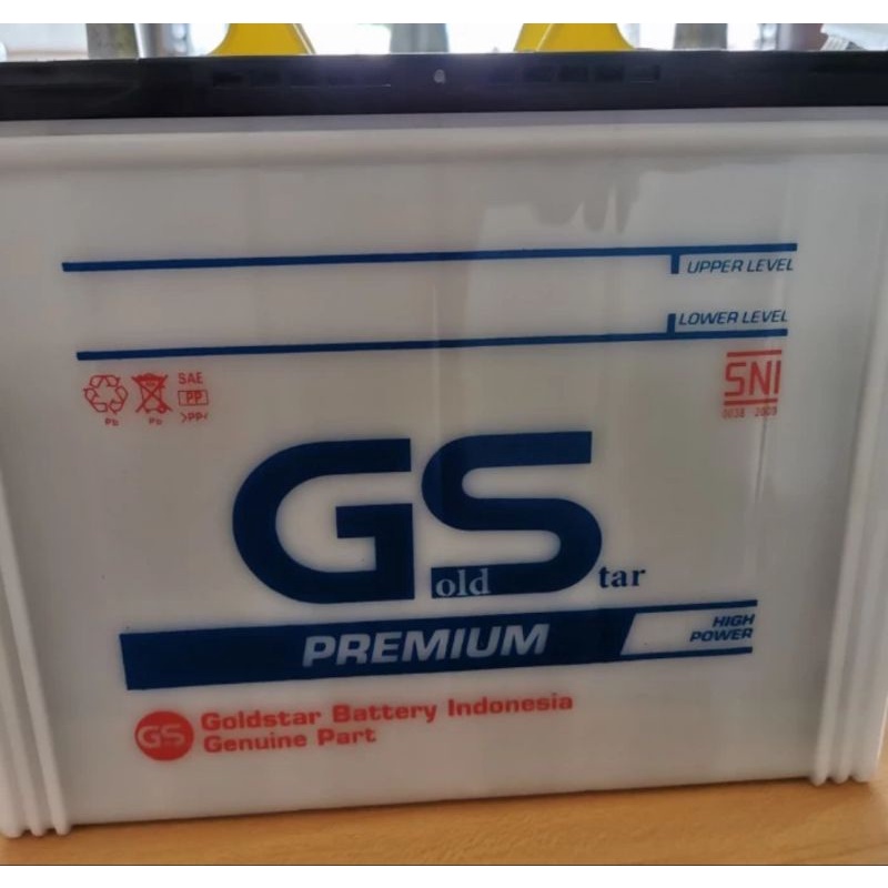 Jual AKI MOBIL/AKI BASAH GS GOLDSTAR NS70 65D26R KIJANG PANTHER LANCER COLT 12V 65Ah | Shopee ...