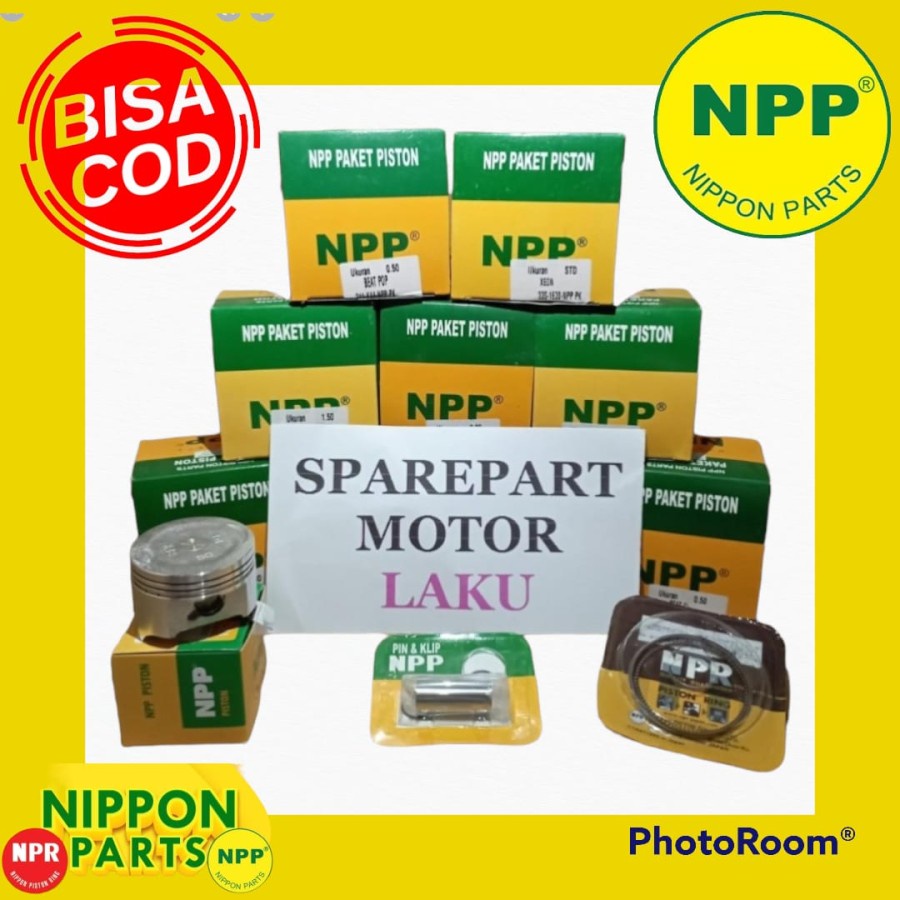 Jual piston kit / seher paket mio xb dome jenong NPP oversize std 50 ...