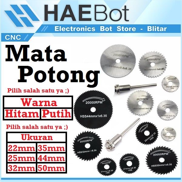 Jual [HAEBOT] Mata Potong Gergaji Kayu Gerinda Mini Pisau Grinder Kecil ...
