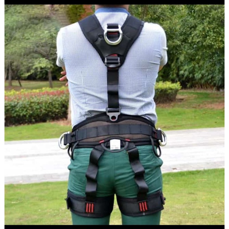 Jual Fullbody harness Safety Xinda flying Fox rope accsses climbing ...