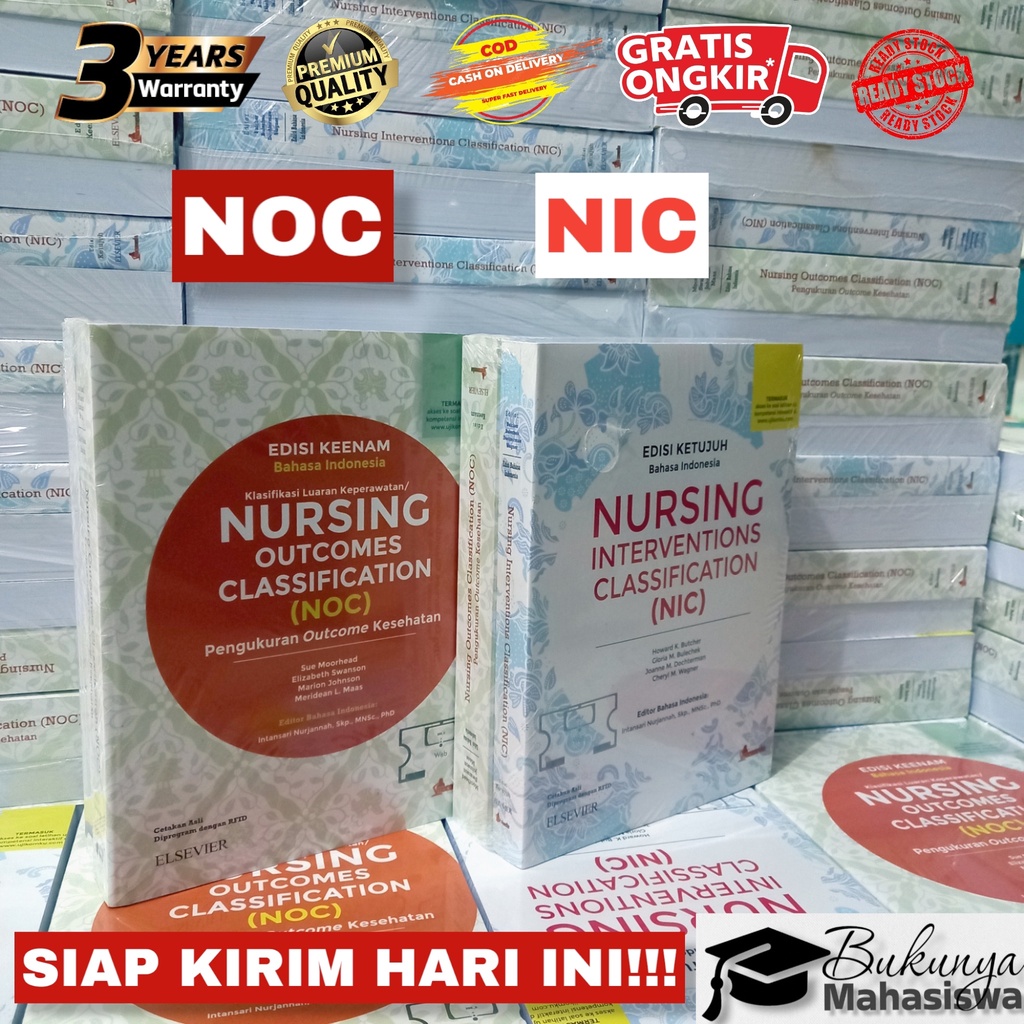 Jual PAKET BUKU KEPERAWATAN NIC NOC SDKI SIKI SLKI NANDA NIC NOC PANDUAN STANDAR OPERASIONAL ...