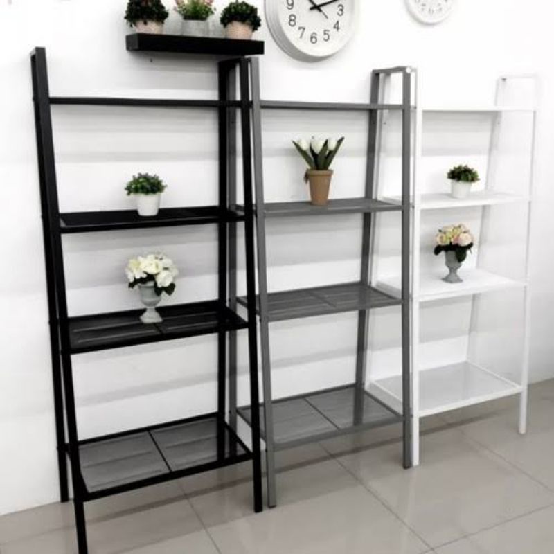 Jual INFORMA/IKEA Libie/Lerberg Rak Besi 4 Tingkat/Rak Buku/Rak ...