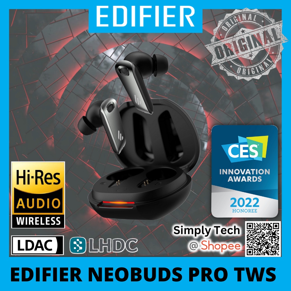 Jual EDIFIER TWS NEOBUDS PRO HiRes Audio Wireless Active Noise Cancellation | Shopee Indonesia