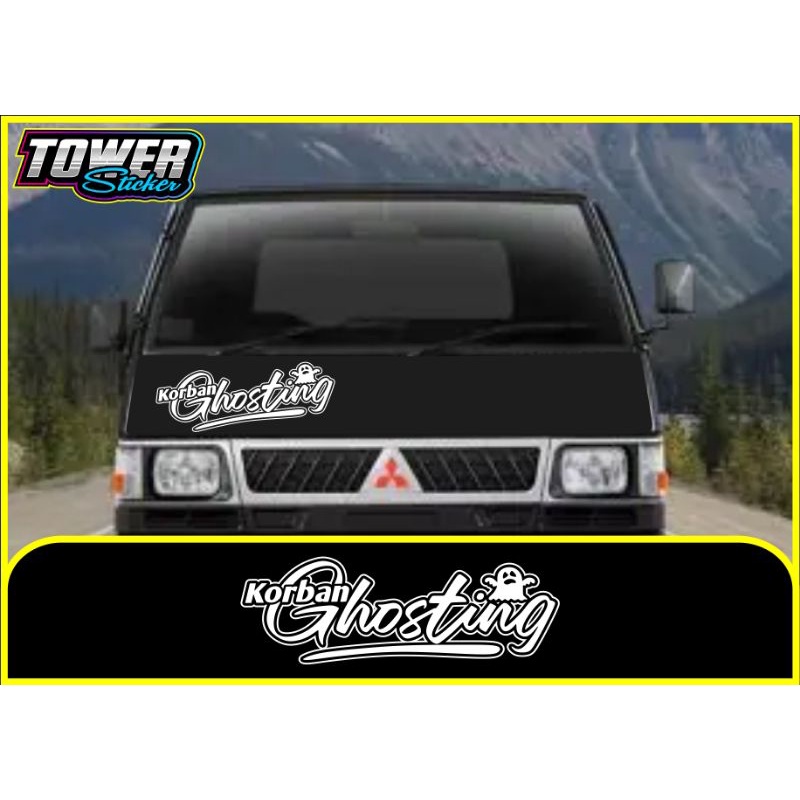 Jual Cutting sticker korban ghosting buat kabin, kaca mobil pick up ...