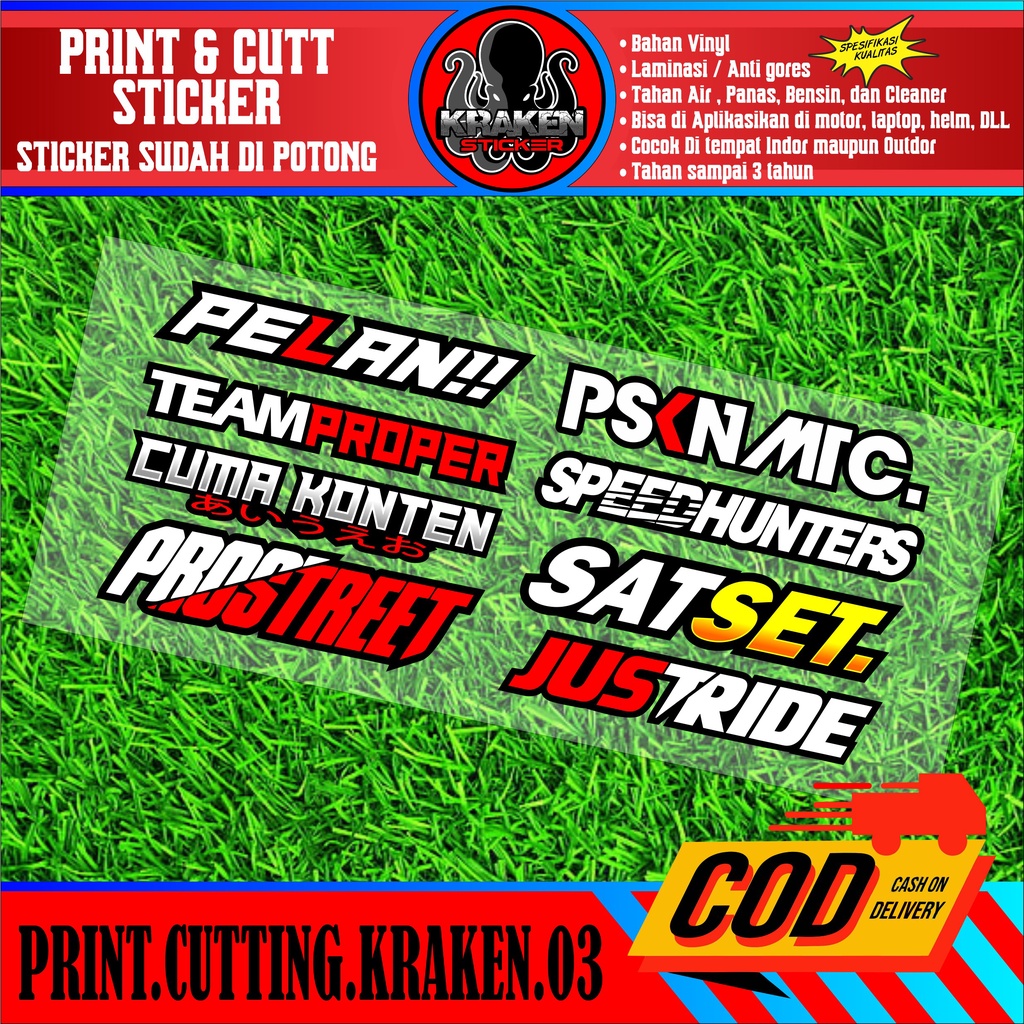 Jual STICKER PACK HEREX THAILOOK, HONDA GANK, RACING, STICKER VIRAL ...