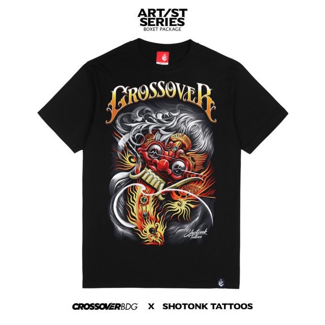 Jual TSHIRT CROSSOVERBDG GRAPHIC ARTIST SERIES/INKED TRIBE " CROSSOVERBDG x SHOTONK TATTOOS ...