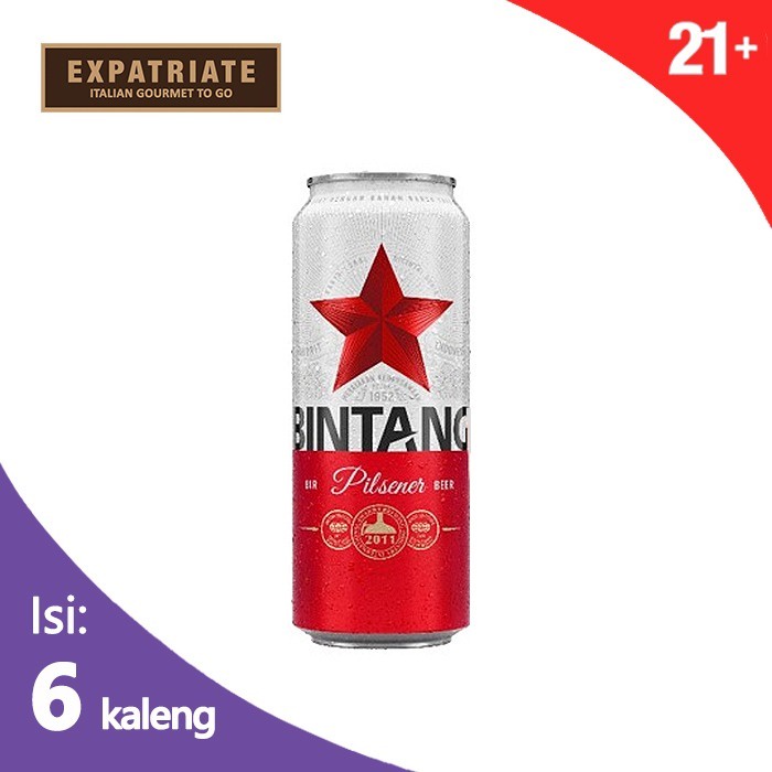 Jual Beer Bintang Pilsener Can 500ml (6pcs) | Shopee Indonesia