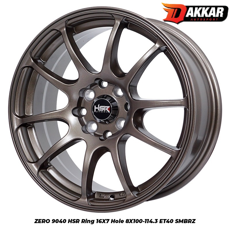 Jual Velg Murah Berkualitas ZERO 9040 HSR Ring 16 Lebar 7 Pcd 4x100/4x114,3 Buat Agya Brio Vios ...