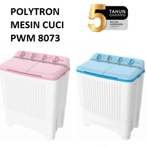 Jual POLYTRON - MESIN CUCI PWM 8073 | Shopee Indonesia