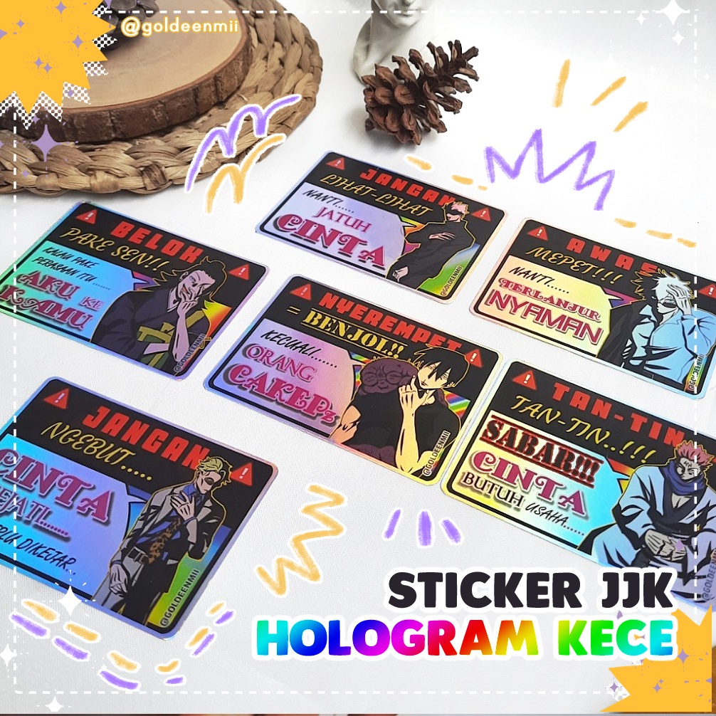 Jual [READY STOCK] JJK - Sticker Kece Jujutsu Kaisen Sticker Stiker ...