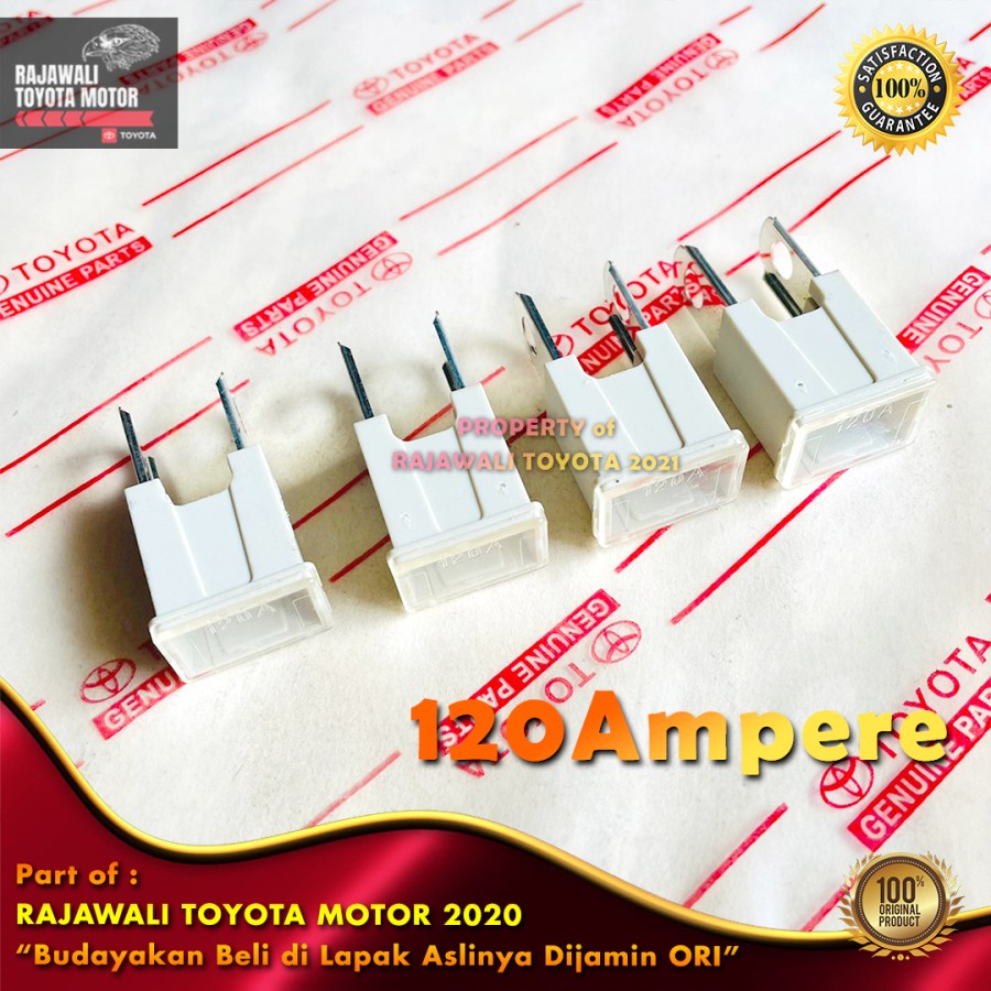 Jual Sikring Pusat Tancap 120A Putih Besar 120 Amper Fuse Central ...