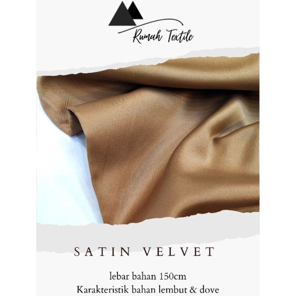 Jual Satin Velvet/ Velvet /Silk / Kain Satin | Shopee Indonesia