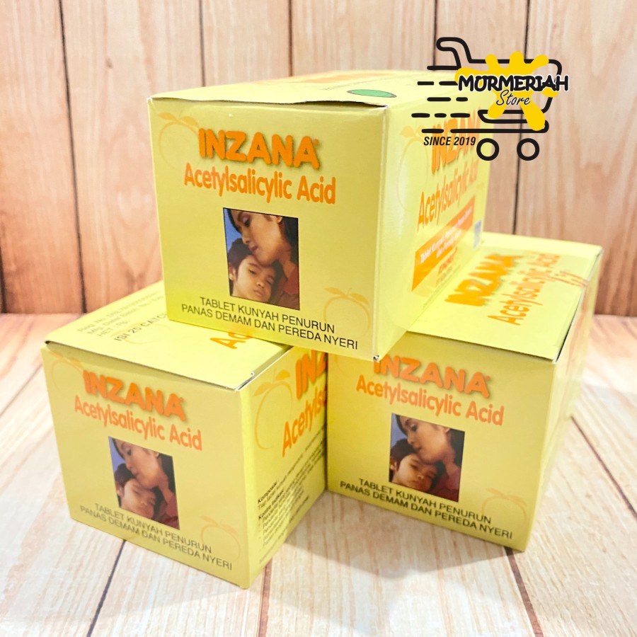 Jual INZANA STRIP 4 tablet - Obat Penurun Panas & Demam Anak | Shopee ...