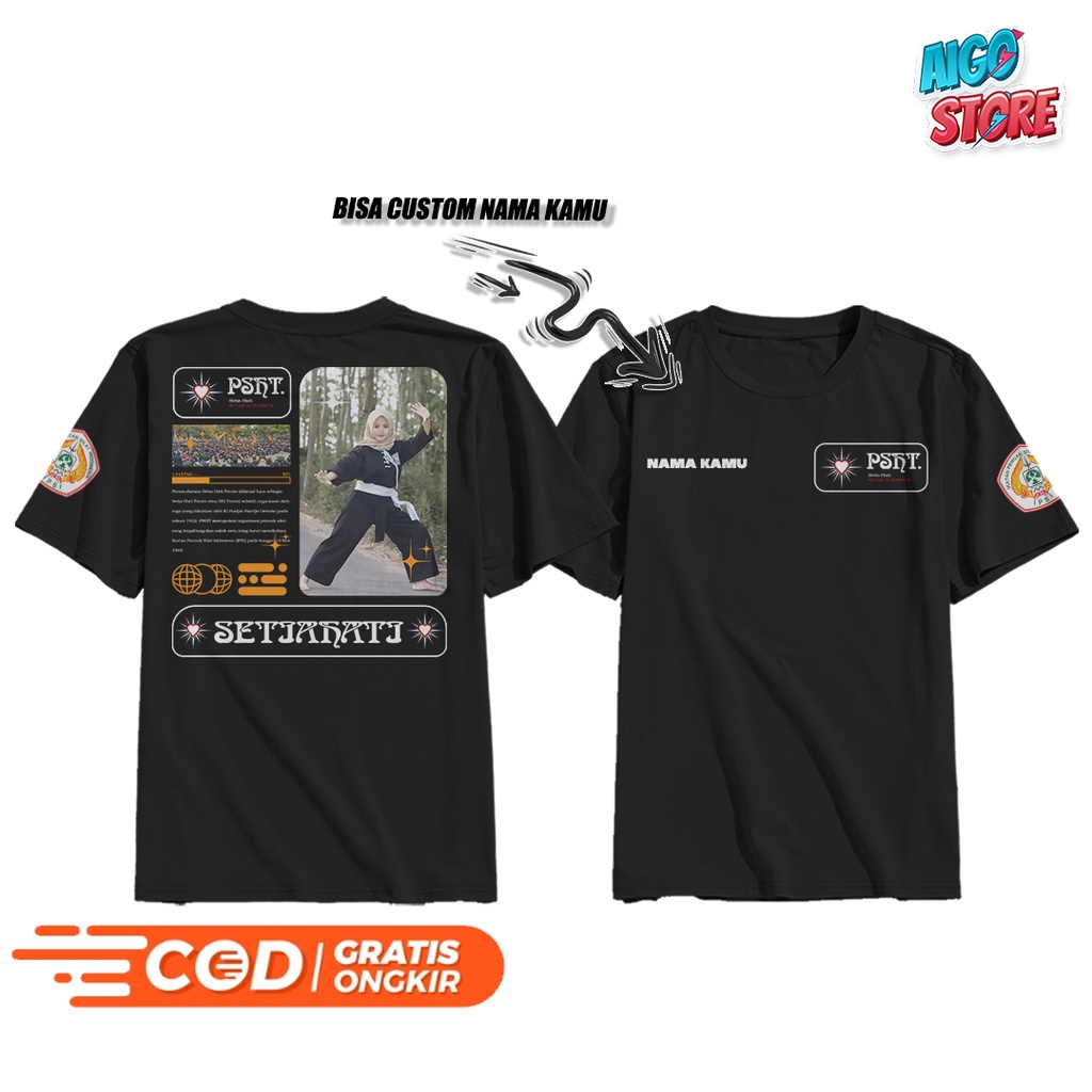 Jual Kaos PSHT Custom Aesthetic Bisa Request Ganti Desain Nomer Ganti ...