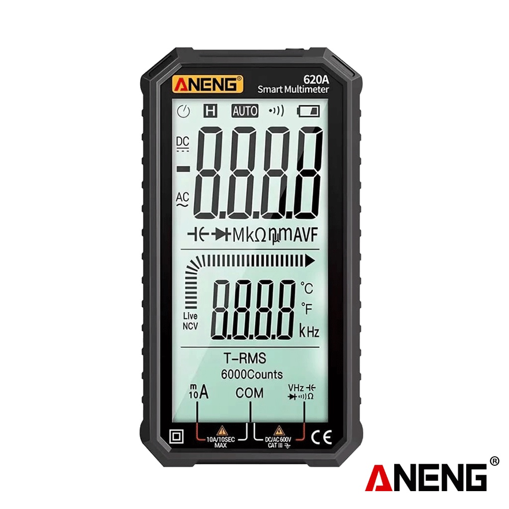 Jual Aneng 620A Multimeter Digital Profesional 6000 Count True RMS ...