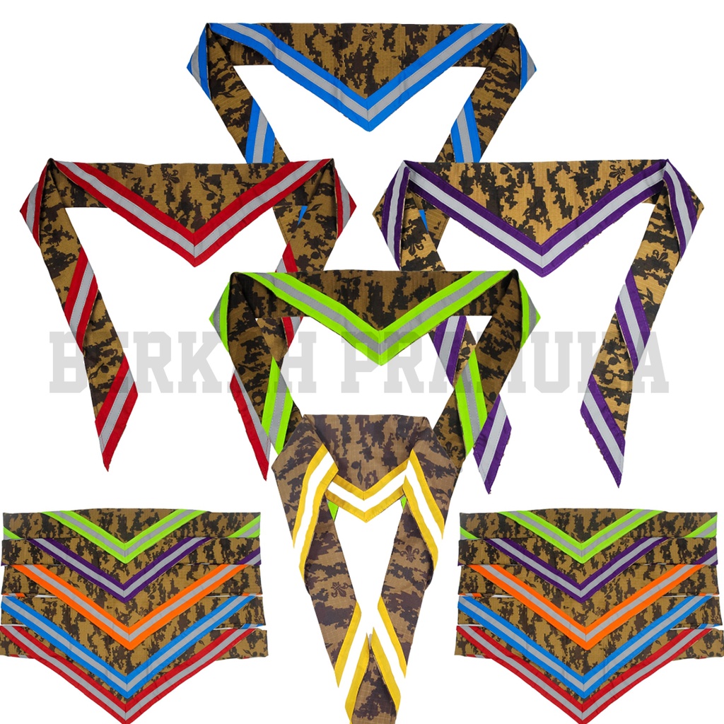 Jual Scarf Pramuka Scraf Loreng Pramuka Scraft Menyala Doreng | Shopee ...