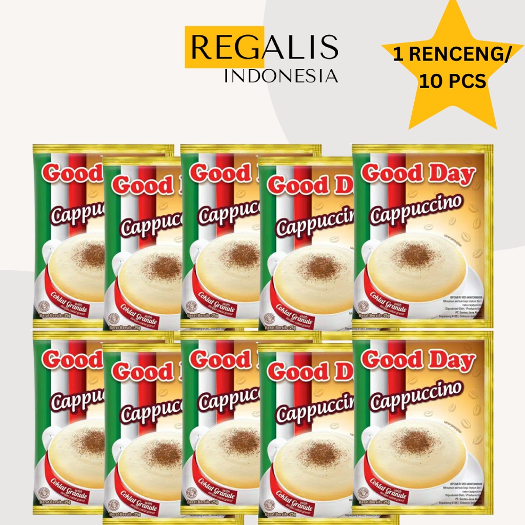 Jual GOOD DAY CAPUCINNO 25gr | PER RENTENG (ISI 10 PCS) | Shopee Indonesia