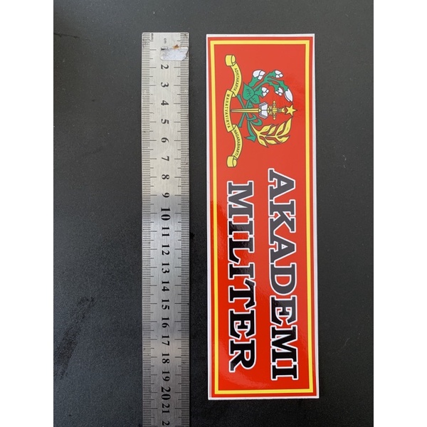 Jual Sticker Stiker Akademi Militer AKMIL Taruna TNI untuk Mobil Motor ...