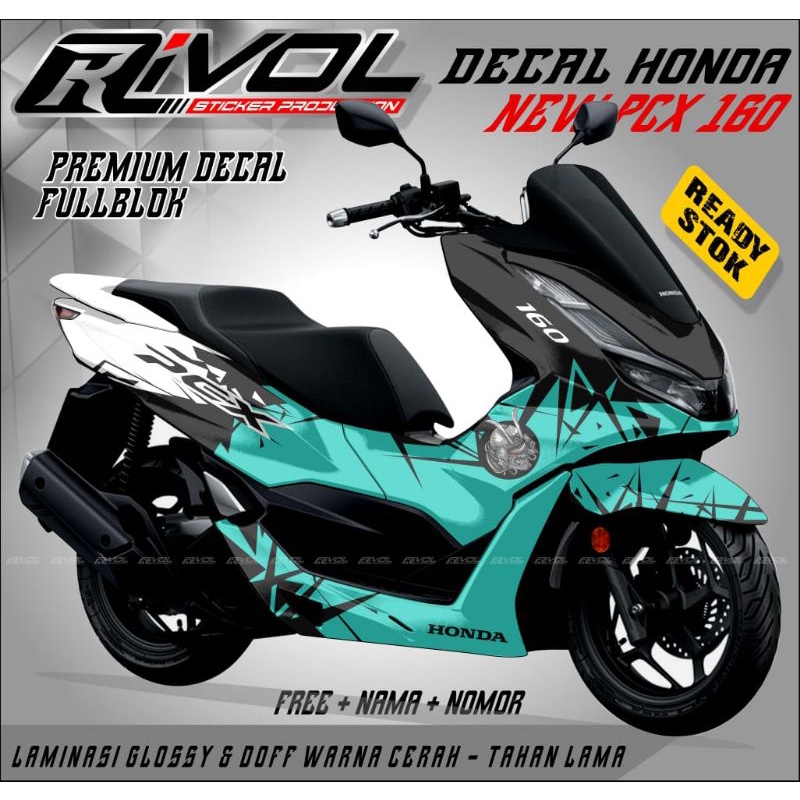 Jual stiker decal variasi honda pcx 160 abs full body stiker variasi ...