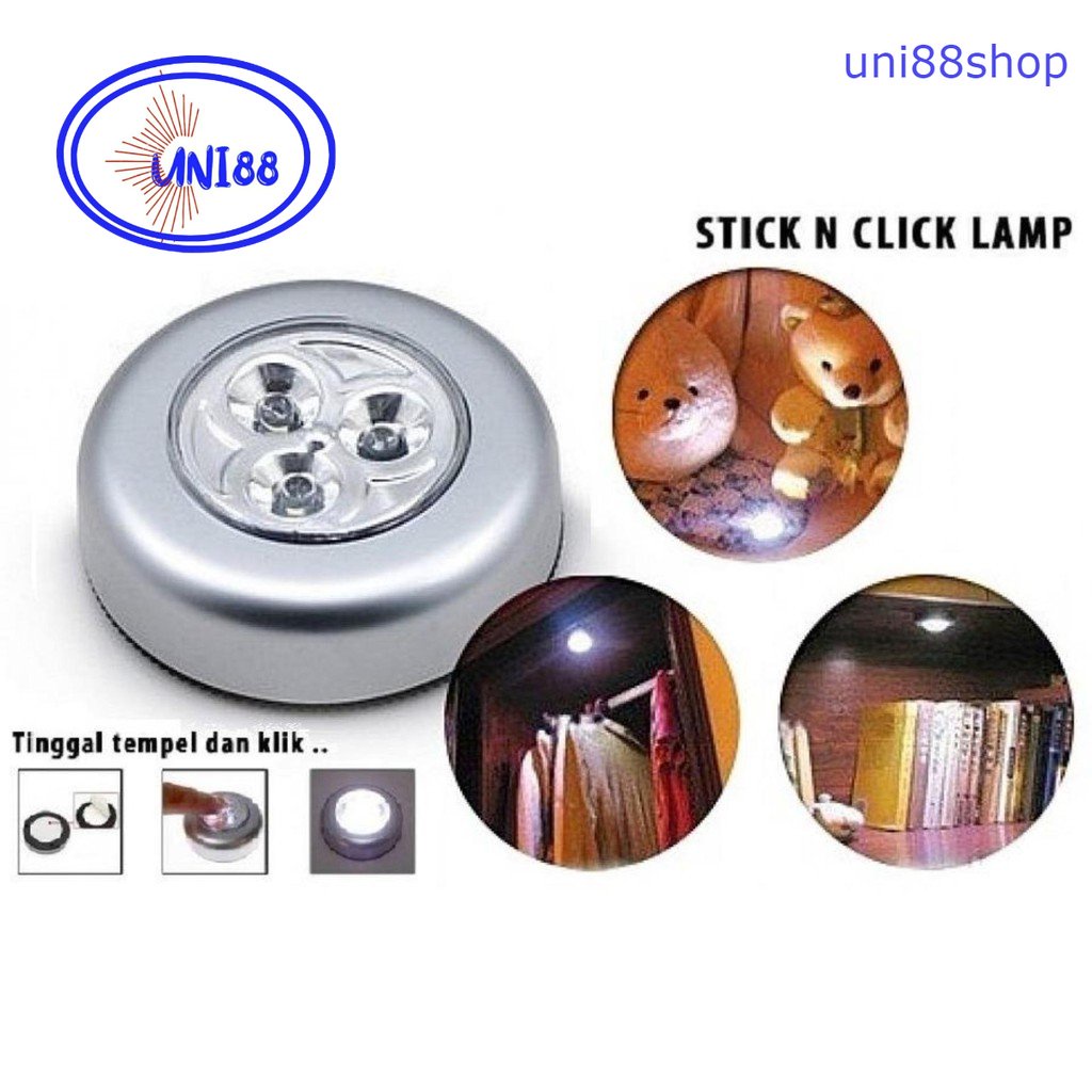 Jual Lampu Emergency Darurat LED Tempel Stick Click Serbaguna Super ...