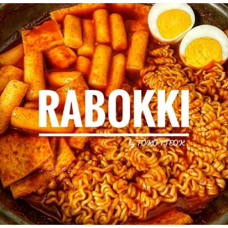Jual Paket Rabboki isi kue beras ramen tteokbokki toppoki halal enak ...