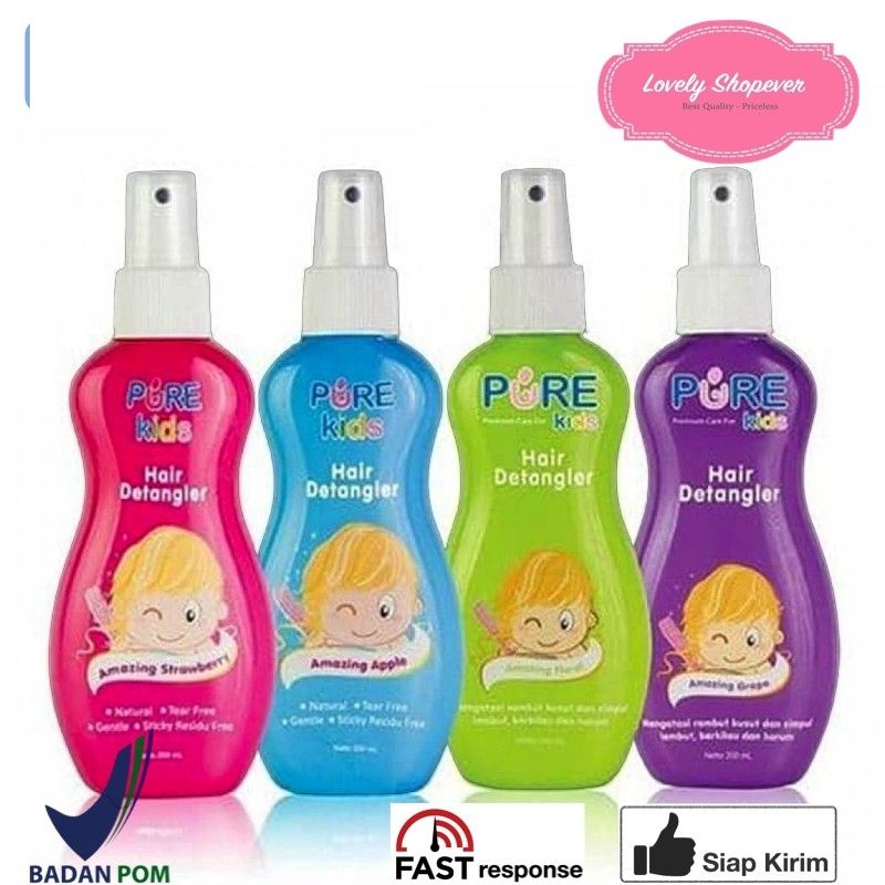 Jual PURE KIDS BABY PUREKIDS PURE BABY DETANGLER SPRAY SPRAI RAMBUT ...