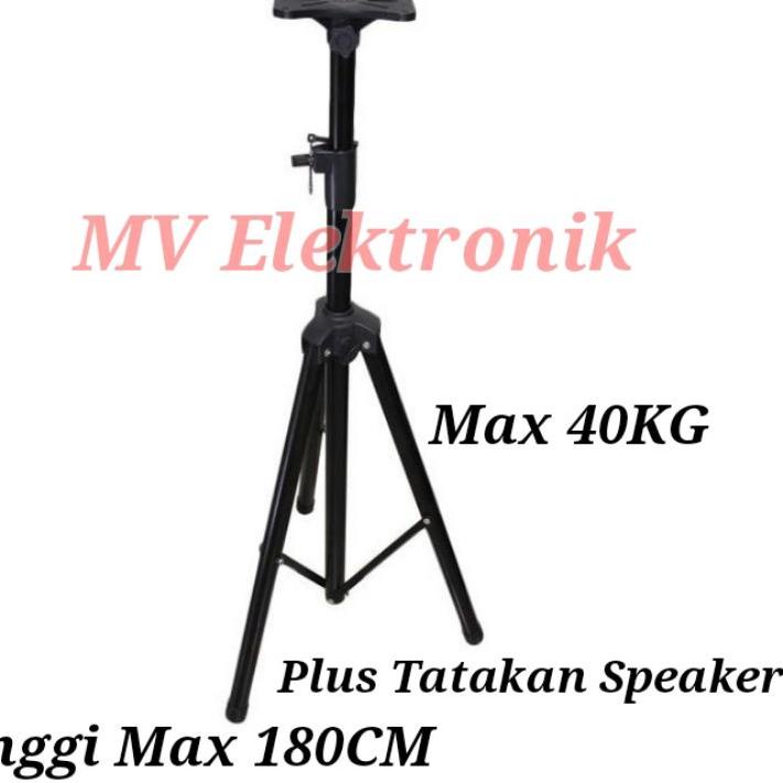 Jual Kodezz6z0--stand Speaker Active Pasif Tripod Speaker Portable 